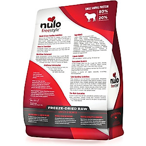 Nulo Freestyle Freeze-Dried Raw, Ultra-Rich Grain-Free Dry Dog Food for All Breeds and Life Stages with BC30 Probiotic for Digestive and Immune Health