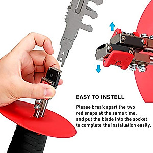 Hedge Trimmers 2-in-1 22inch 1400RPM Light Weight 3/5” Cutting Capacity with 2.0Ah Battery and Charger Cordless Hedge Trimmers