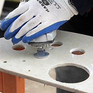 Diamond Beveling Chamfer Bit and 20mm 3/4 Inch 25mm 1 Inch 35mm 1-3/8 Inch Diamond Finger Milling Bit Granite Marble Porcelain Stone Holes Trimming Countersink Drill Enlarge Enlarging