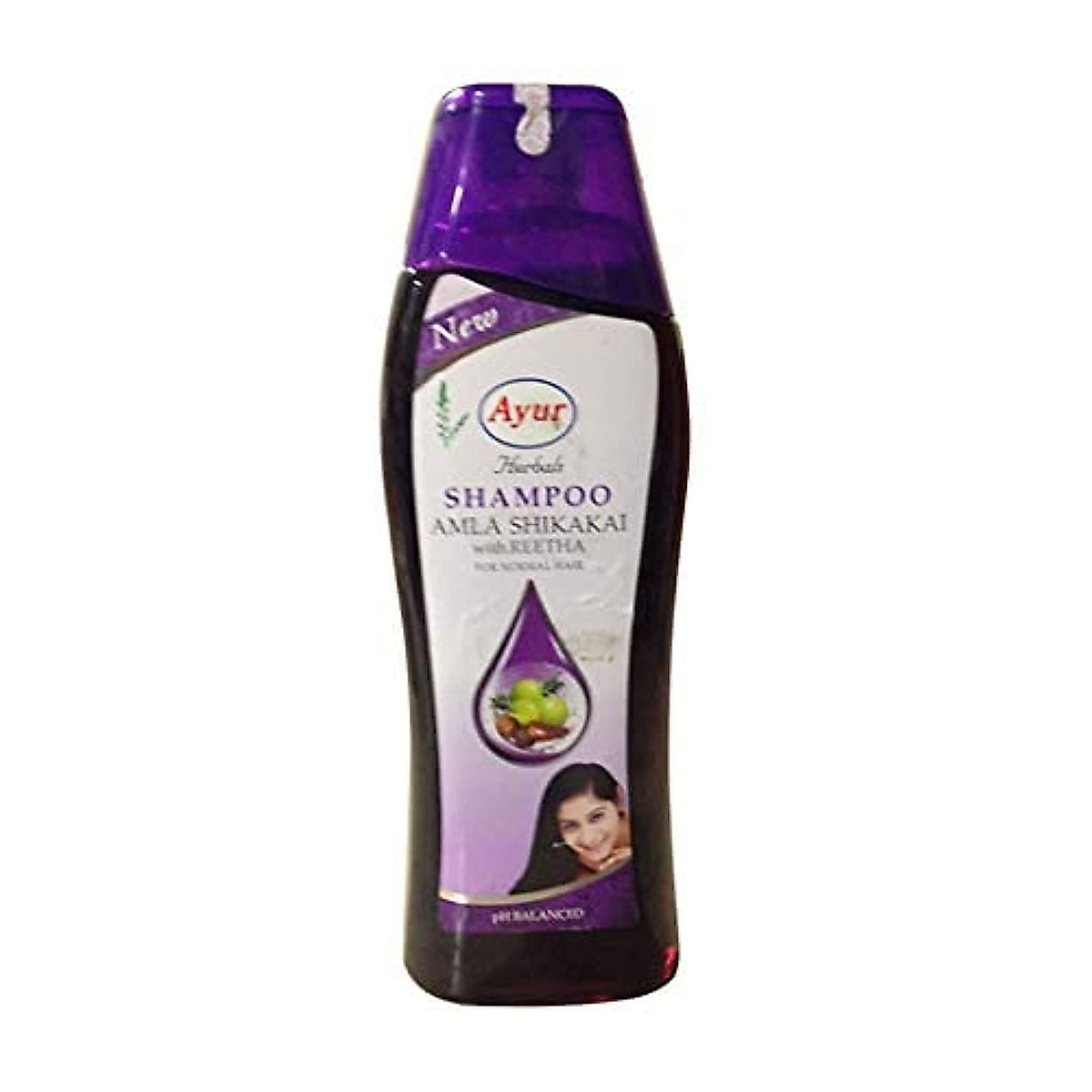 Ayur Herbals Shampoo Amla Shikakai with Reetha for Normal Hair 500ml