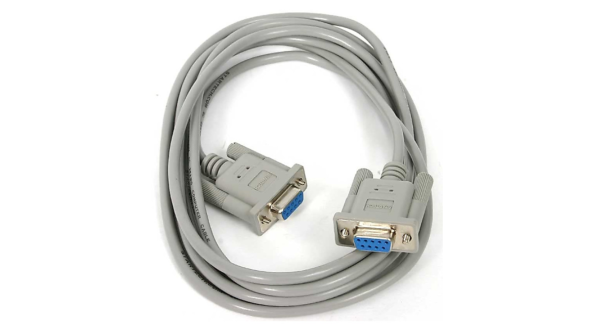 StarTech 10' RS232 Null Modem Cable - Reliable Serial Connectivity