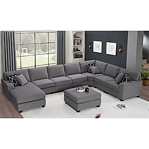 Legend Vansen Fabric Flexible Combination Module Reversible Sectional Sofa