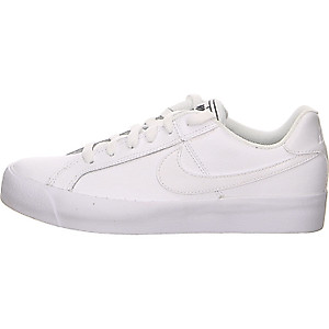 Nike Women's Court Royale AC Sneaker, White/White-Black, 7 Regular US