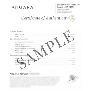 Angara Natural Turquoise Solitaire Pendant Necklace for Women in Sterling Silver (Grade-AAA | 6mm) Jewelry Gift for Her | Birthday | Wedding | Anniversary