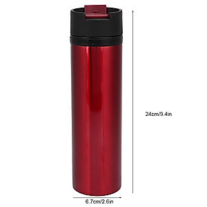 RFME Insulated Cup, 360ml Capacity Insulated Water Bottle Portable for Outdoor Travel for Camping
