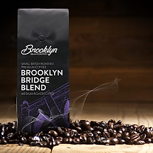 Brooklyn Beans Bagged Ground Coffee Variety Pack Light Medium Dark Roast and Flavored Assorted Gift Sampler 72 Ounce, 12 Oz Pack ,(Pack of 6)