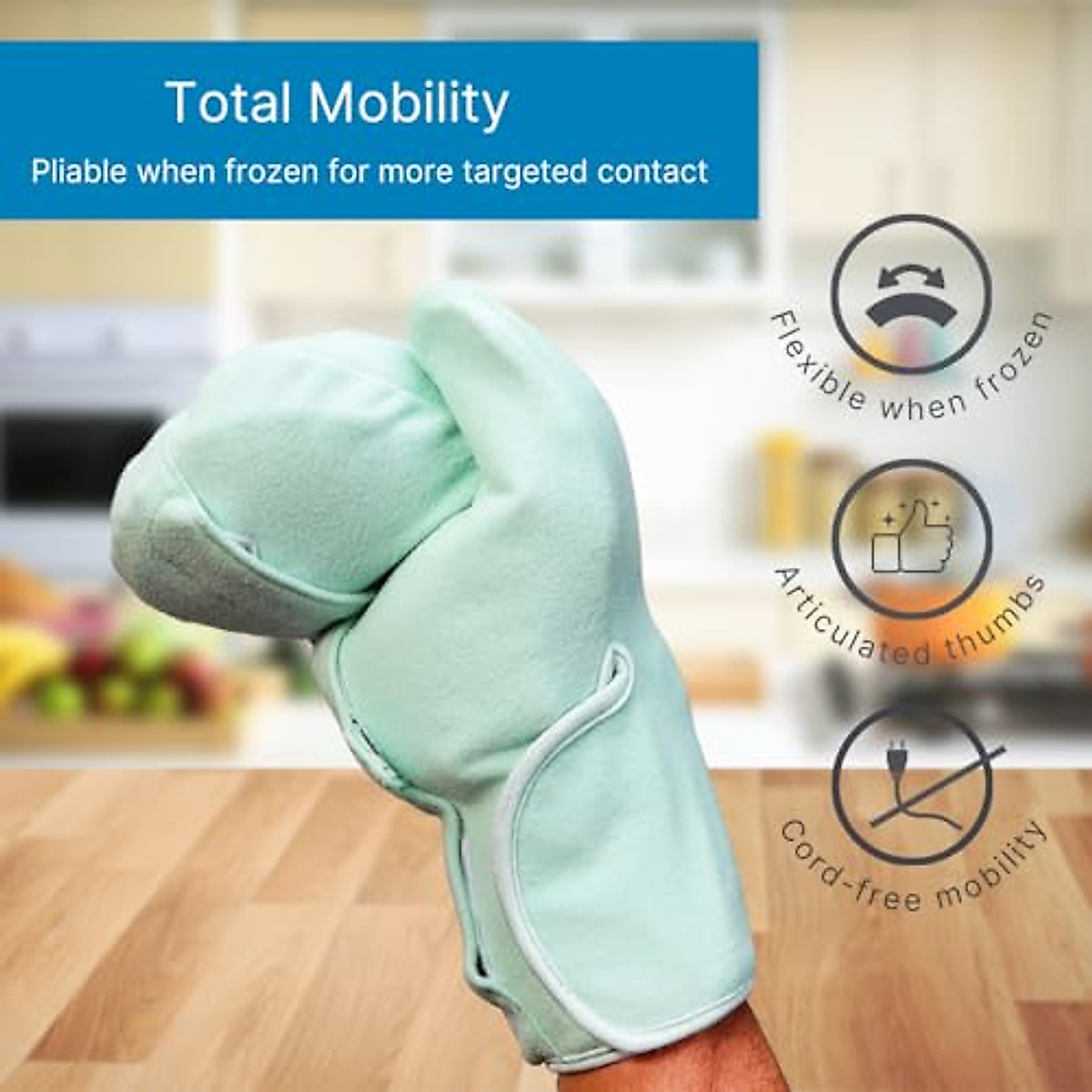 NatraCure Cold Therapy Mittens - Small/Medium - for Sore, Aching Hands, Working Hands, Arthritis, Neuropathy, Chemotherapy, Chemo Care Package for Women, Cryotherapy, Edema Relief, Hand, Finger Pain