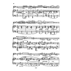 Violin Sonata No.1, Op.21 by Nikolay Medtner - Complete Score, All Movements (Student Facsimile)