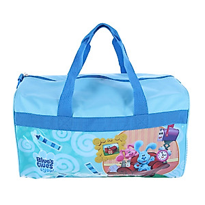 United Pacific Designs BCDUF: Blues Clues 600D Polyester Duffle Bag With Printed Pvc Side Panels