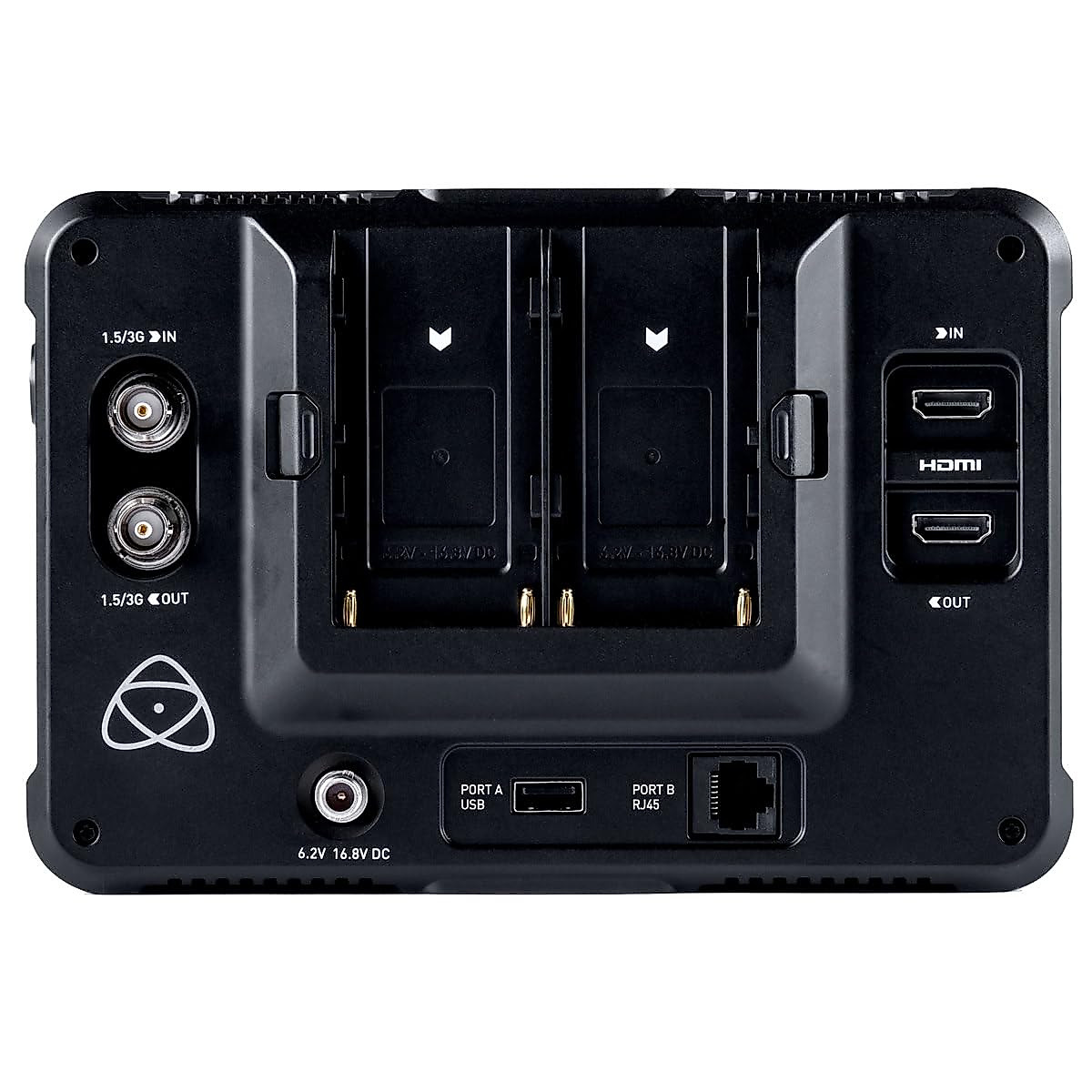 Atomos Shinobi 7" Full HD IPS Touchscreen HDR Photo and Video Monitor, Supports 4K HDMI Input with Atomos Power Kit 2x 5200mAh Battery, Cloth
