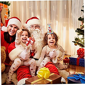 Gadpiparty 6pcs Cartoon Paper Christmas Hat Kid Gifts Stocking Stuffers Ebt Childrens Santa Hats Christmas Party Supplies Kids Christmas Hat Party Celebration Hat Paper Christmas Hat Cartoon