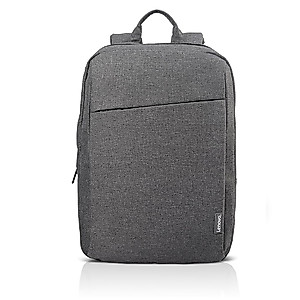 Lenovo Laptop Backpack B210, 15.6-Inch Laptop/Tablet, Durable, Water-Repellent, Lightweight, Clean Design, Sleek for Travel, Business Casual or College, GX40Q17227, Grey