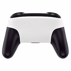 eXtremeRate White Faceplate and Backplate for Nintendo Switch Pro Controller, DIY Replacement Shell Housing Case for Nintendo Switch Pro - Controller NOT Included