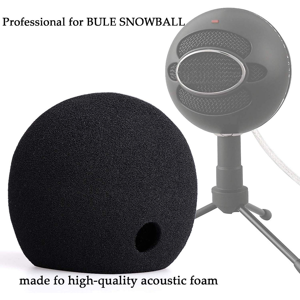 Windscreen and Dual Layered Pop Filter Heavy Duty Mic Arm,Broadcasting
