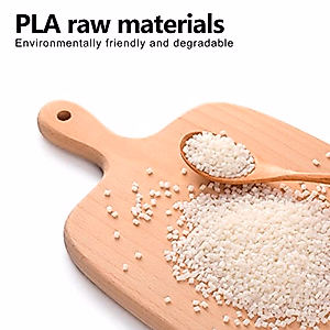 3D Printer Roll Filament, High Accuracy Consumables 1kg Spool 1.75mm PLA Print Filament for Industrial Devices(Yellow)