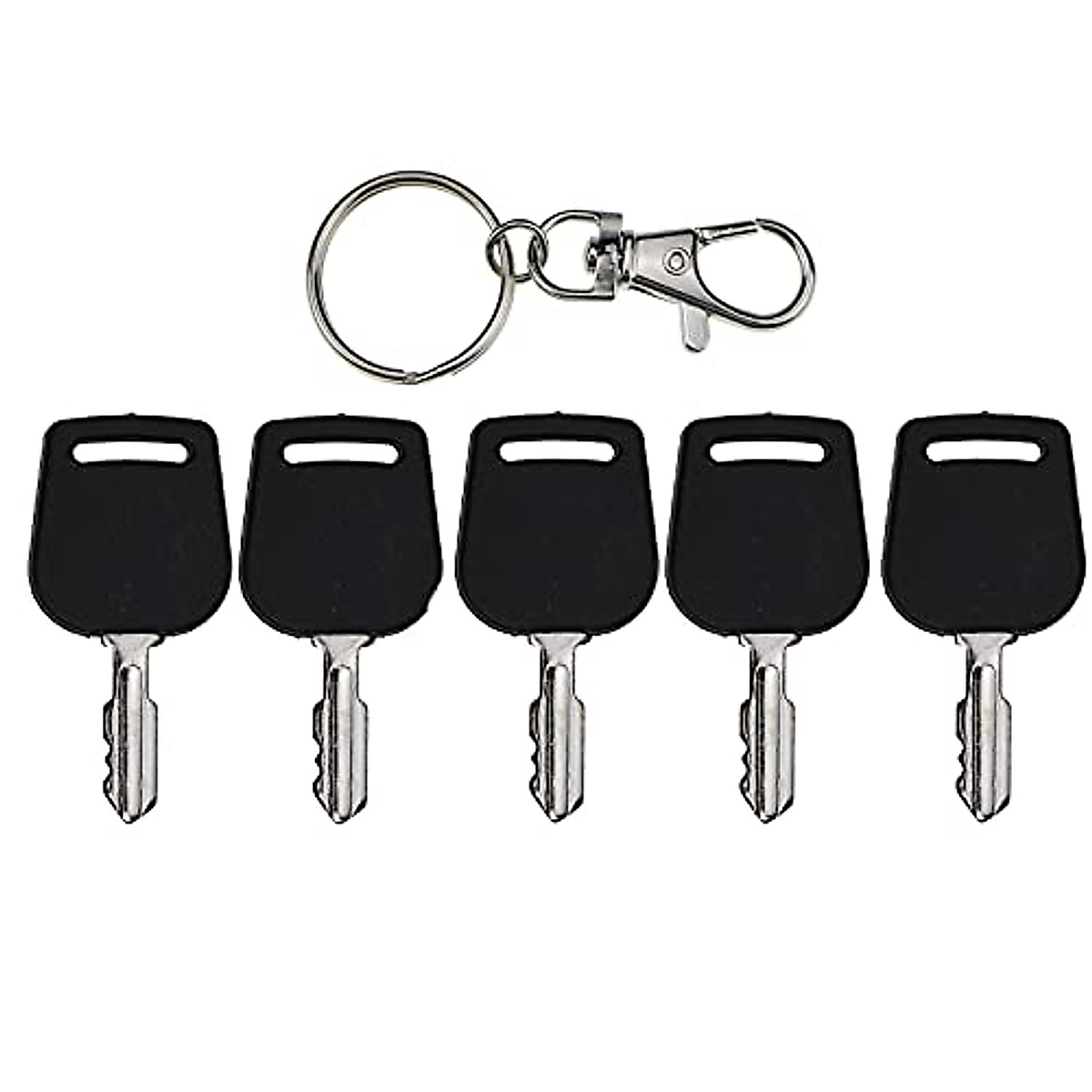 JEENDA Lawn Mower Ignition Switch Keys 532140403 48 340 01-S Compatible with Husqvarna John Deere Sears Craftsman Cub Cadet AYP MTD Toro Ariens Gravely Kohler Murray Lawn Mower Tractor (5)