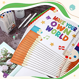 Chuangdi 30 Pcs Classroom Privacy Boards for Student Desks Bright Colored Desk Divider Privacy Folders Desk Dividers for Teacher Student Test Home School Study Reduces Distraction 16 x 12 x 13.5 Inch