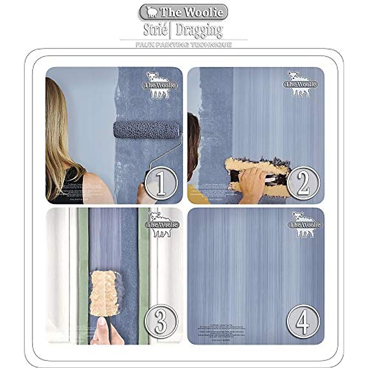 Woolie Inc 100607 The Lambwool Faux Applicator Tool Finishing Kits/Applicators