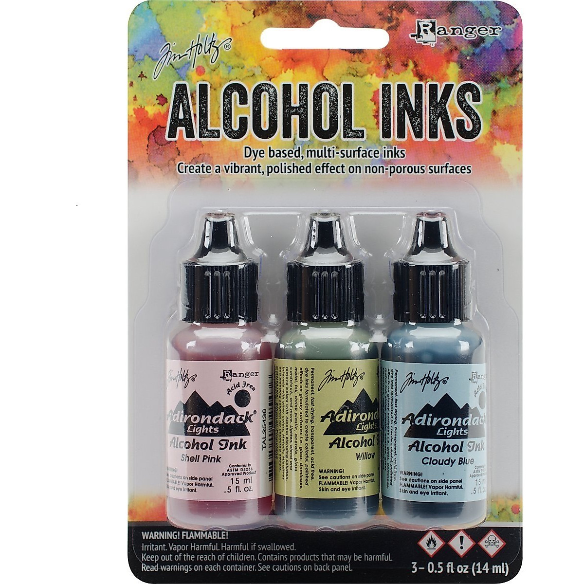 Ranger Tim Holtz Adirondack Alcohol Inks- Favorite Set Collection 18 Bottles