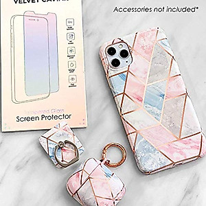 Velvet Caviar Compatible with iPhone 11 Case [8ft Drop Tested] w/Microfiber Lining - Cute Protective Phone Cases for Women - Funda para iPhone 11 (Geometric Marble)