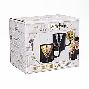 Half Moon Bay Harry Potter Mug | Colour Changing Mug Hufflepuff Uniform | Coffee Cups and Mugs Gifts for Girls | Novelty Mug & Heat Changing Mugs Merch