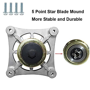 ZSKL - Husqvarna OEM Replacement Spindle Assembly Ariens21546238, 21546299, 587819701 FITS Models AYP 42", 46", 48" and 54" Decks Improve Cutting Capability & Consistency Easy Installation Convenient