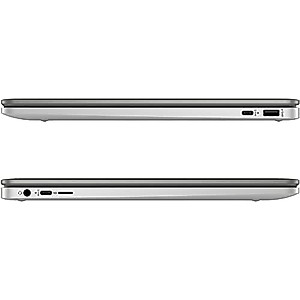 HP 2023 Newest Chromebook Laptop, Intel Quad-Core Processor, 15.6 inch HD Display, 8GB Memory, 64GB eMMC, 128GB MicroSD Card, Intel UHD Graphics, Wi-Fi, Bluetooth, Chrome OS, Bundle with JAWFOAL