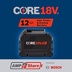 Bosch GBA18V120 18V CORE18V® Lithium-Ion 12 Ah High Power Battery
