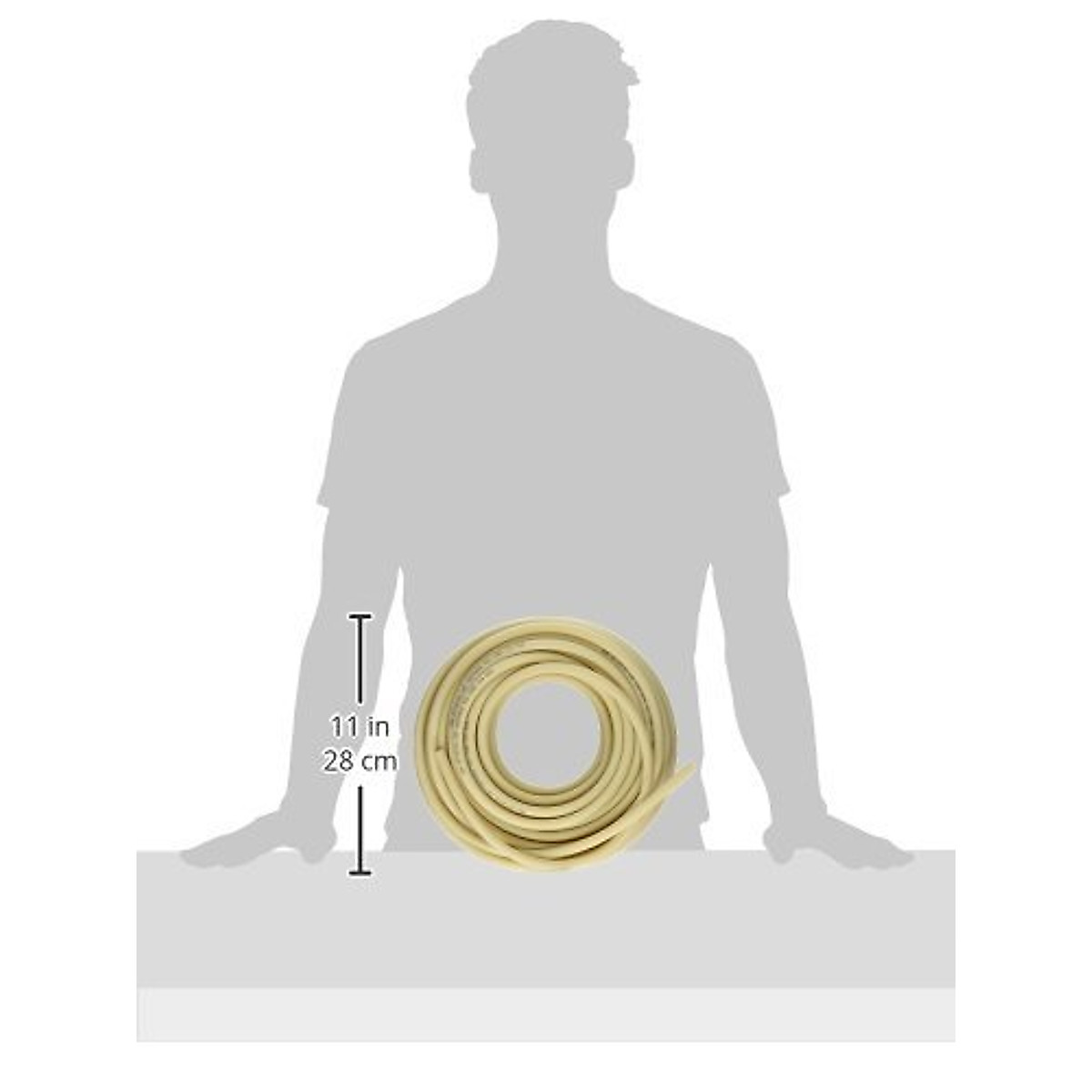 Watson-Marlow 902.0080.016 Marprene Tubing, 8.0mm Bore x 1.6mm Wall, Size #18