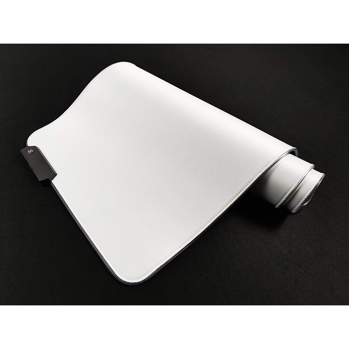 Board | Extended White RGB Gaming Mouse Pad/Mat XXL: 10 Lighting Modes 7 Monochromatic Light, Maximum Control and Speed, Ultra Thick 4mm, Non-Slip Large Mousepad and Keyboard Mat 31.5"x11.8"x0.16"