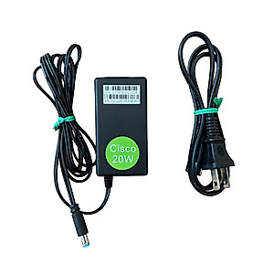 Buck Cisco ADS0202-U120167(U) OEM 20W Replacement AC Power Adapter for AT&T Uverse Cable Box ISB7000 / ISB7005, Cisco IP Phones 8800, 9900, and Wireless IP Phone 8821-12V 0.6A Output