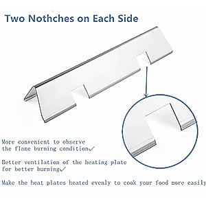 67060 Heat Deflector,7635 15.3'' Flavorizer Bars,69785 Burner Tube Replacement Parts Repair Kit for Weber Spirit II 200 Series(with Up Front Control ),Model Years 2017 and Newer (Spirit II 200 Series)