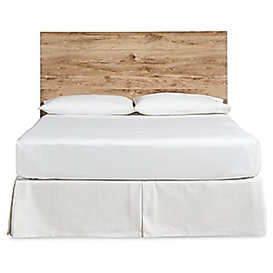 Signature Design by Ashley Hyanna Rustic Decorative Laminate Panel Headboard ONLY, Queen, Brown