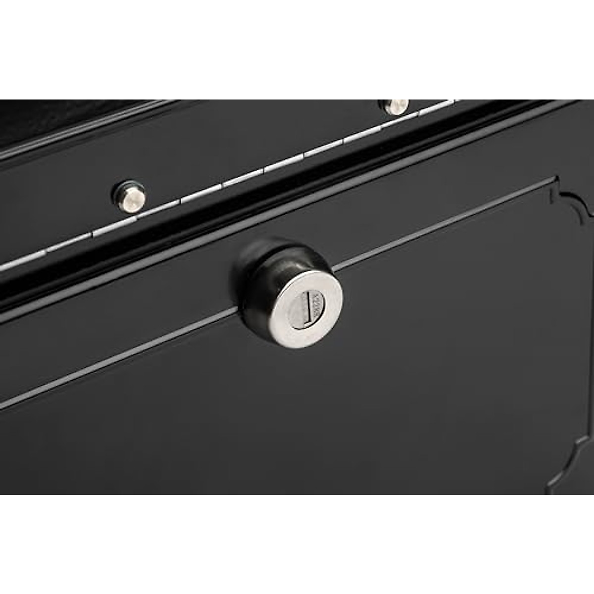 Architectural Mailboxes 6200B-10 Oasis Classic Locking Post Mount Parcel Mailbox with High Security Reinforced Lock,Black,18.00 x 15.00 x 11.50 inches