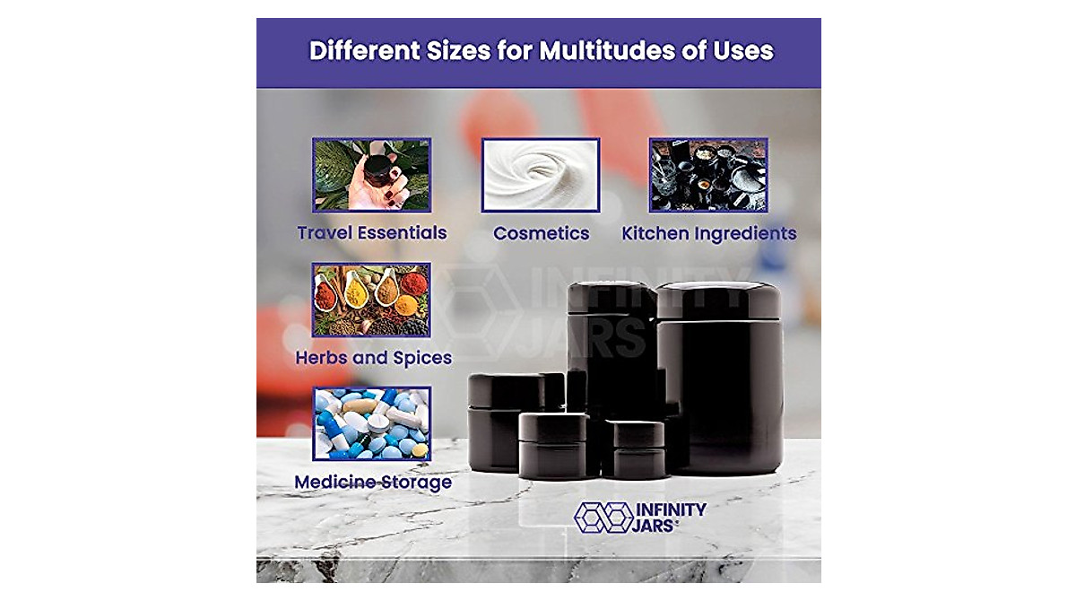 Infinity Jars Screw Top Gift Pack - Ultimate Storage Solutions