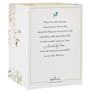 Hallmark Paper Wonder Displayable Pop Up Birthday Card for Women (Beautiful Day)