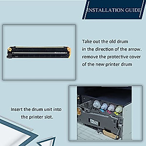 MOHLOM Compatible Drum Unit for Xerox Color 550 560 570 C5580 C6680 C7780 Printer Image Drum Cartridge Photoconductor Unit Magenta