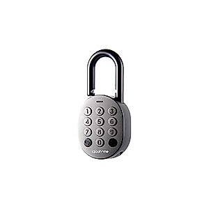 Igloohome Smart Padlock with Silicone Cover Kit - Smart Lock, No Internet Needed, Grant Remote Access via Bluetooth 4.1 / Pin / App (Android/iOS), - Lock for Gate, Bike, Locker, Chain, Storage Unit