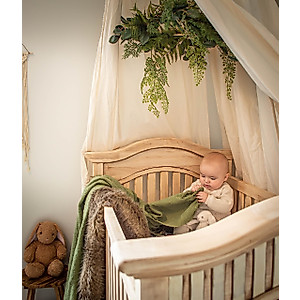 Wilder Twill Fitted Crib Sheet: Forest Berry Forage: 100% Natural Cotton Crib Sheets, Wild Nature, Soft and Breathable, Boys, Girls, Baby, Neutral, Easy Machine Washable, Forest Theme