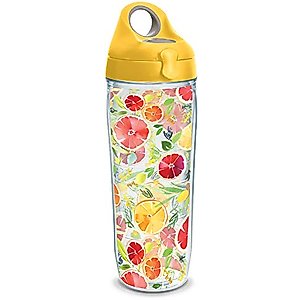 Tervis Yao Cheng Made in USA Double Walled Insulated Tumbler Travel Cup Keeps Drinks Cold & Hot, 24oz Water Bottle, Clear