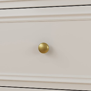 Hitow 9 Drawer Dresser for Bedroom, Modern Drawer with Wide Drawers and Wood Legs, Floor Storage Organizer Chest of Drawers for Living Room, White (15.7" D x 63" W x 31.5" H)