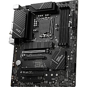 MSI PRO B760-P WiFi DDR4 ProSeries Motherboard (Supports 12th/13th/14th Gen Intel Processors, LGA 1700, DDR4, PCIe 4.0, M.2, 2.5Gbps LAN, USB 3.2 Gen2, HDMI/DP, Wi-Fi 6E, Bluetooth 5.3, ATX)