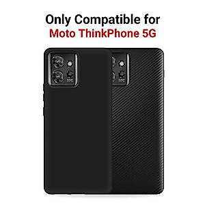 Custom Phone Case for Motorola ThinkPhone, Anti-Scratch TPU Soft Shock-resistand Protective Case Personalized Customized Multi-Picture Case Anniversary Xmas Birthday Present, Black