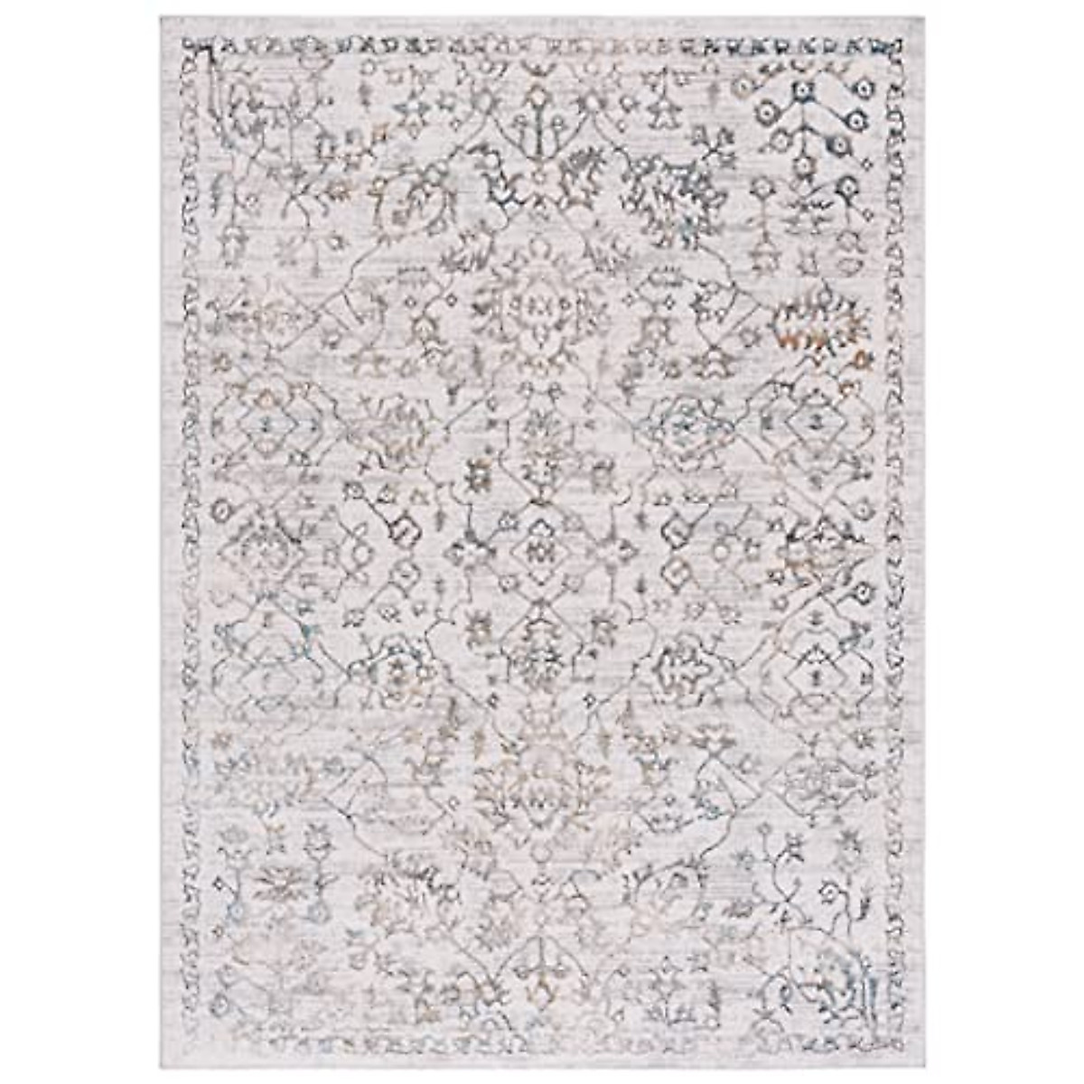 Safavieh Bel Air Collection 8' x 10' Beige/Grey BLA234B Oriental Shabby Chic Area Rug