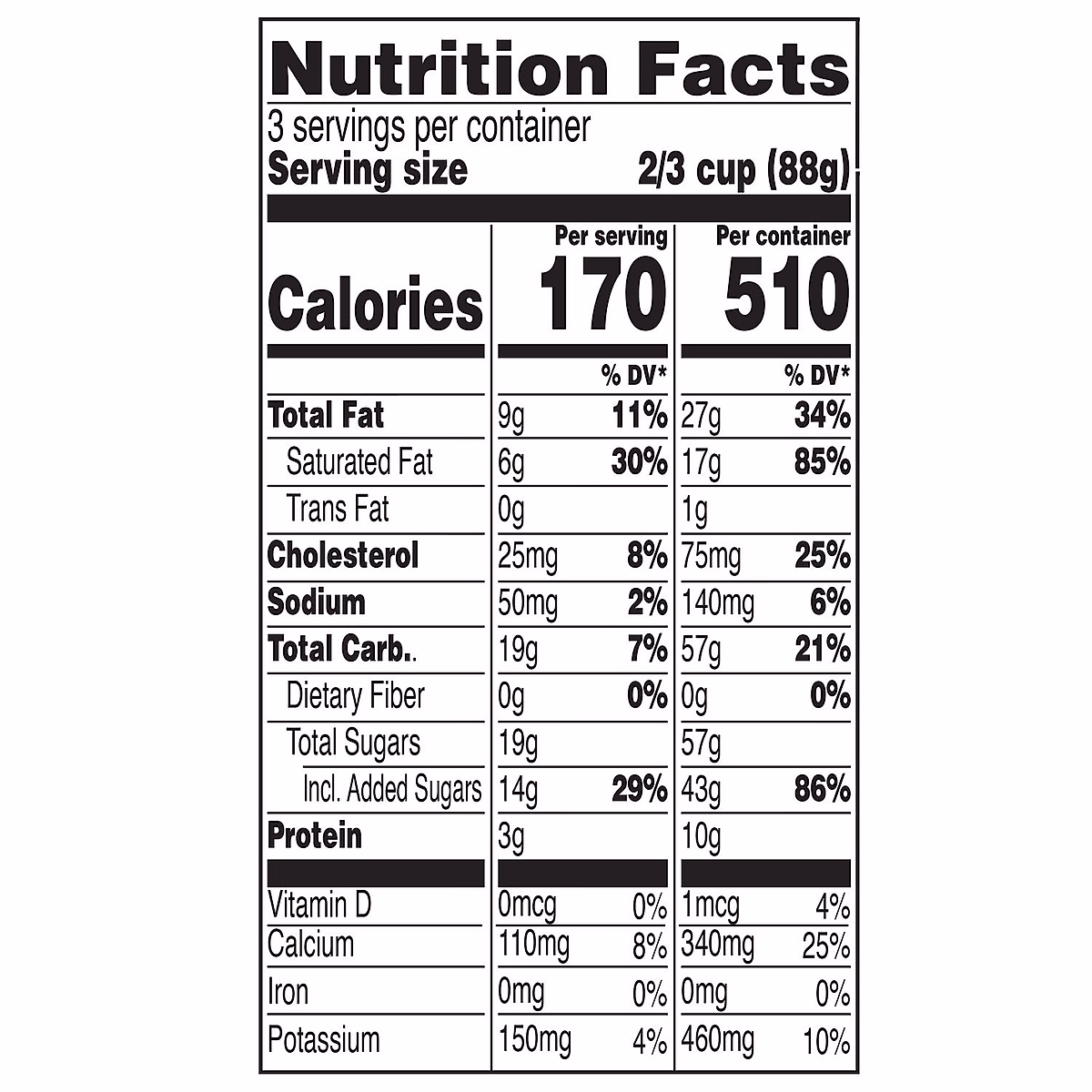 Breyers, Vanilla All Natural Ice Cream, Pint (8 Count)