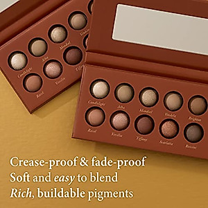 LAURA GELLER The Delectables Romance in Rose Baked Eyeshadow Palette | 14 Pigmented Eyeshadows Blendable Natural Look