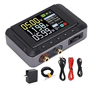 DC Power Supply, Adjustable Digital Display Portable Switching Power Supply Regulator 30V 5A Output,for CNC Machining with HD IPS Color Screen (US Plug)