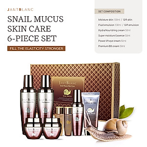 Jantblanc Snail -Mucus Skin Care Set (Skin Care 6 Set)