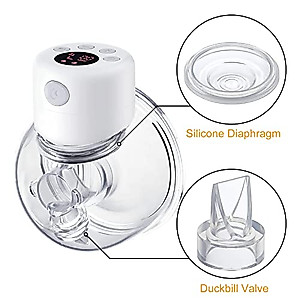 Nanawawa Duckbill Valve and Silicone Diaphragm,Compatible with momcozyS9/S12/S9pro/S12pro/TSRETE，Pump Parts/Accessories (10 Piece Set)