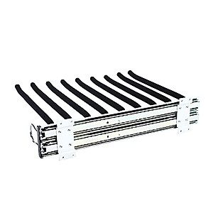 Pull Out Trouser Rack Closet Pants Hanger 9 Arms Slide Out Pants Storage Holder,Steel Closet Organizer Rack for Pants 18.11x12.83in，Right Side Mount